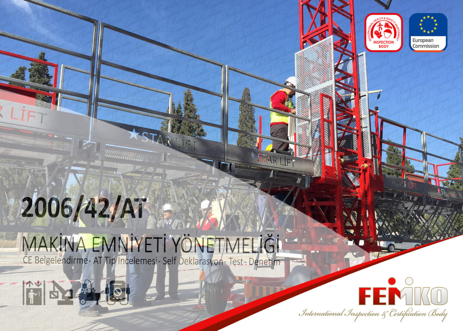 Sütunlu Çalışma Platformu CE Belgesi | Femko